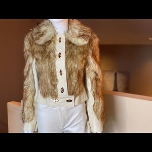 Rachel Zoe | Jackets & Coats | Rachel Zoe Leather Fur Jacket | Poshmark